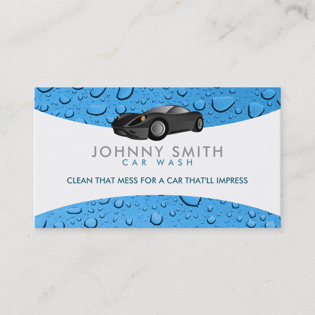 Car Wash Slogans Business Card | Zazzle