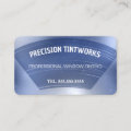 Car Window Tint Business Card | Zazzle