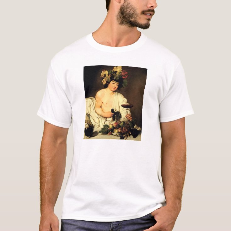 Caravaggio Bacchus T-shirt | Zazzle