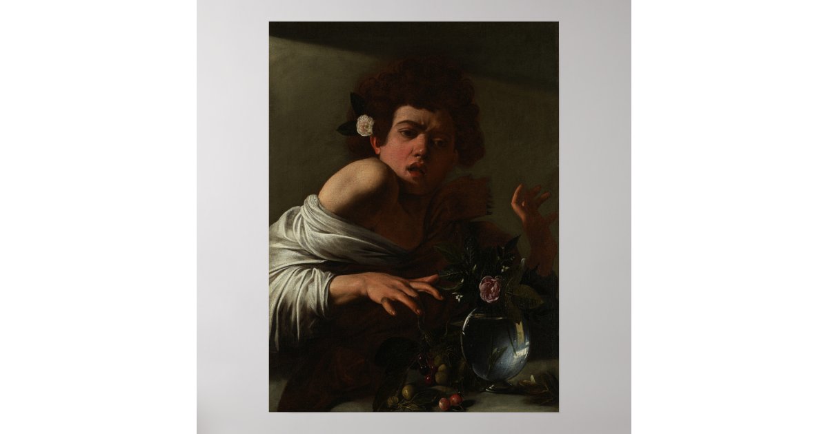 Caravaggio - Boy Bitten By A Lizard Poster | Zazzle