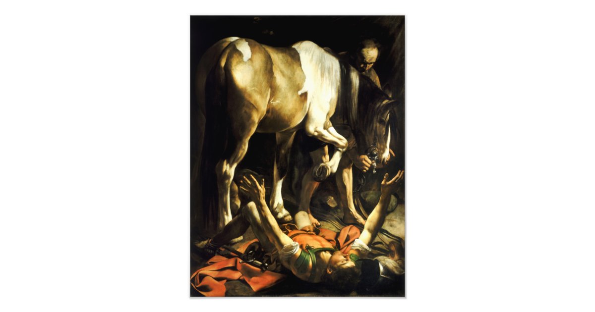 Caravaggio Conversion of St. Paul Photo Print | Zazzle