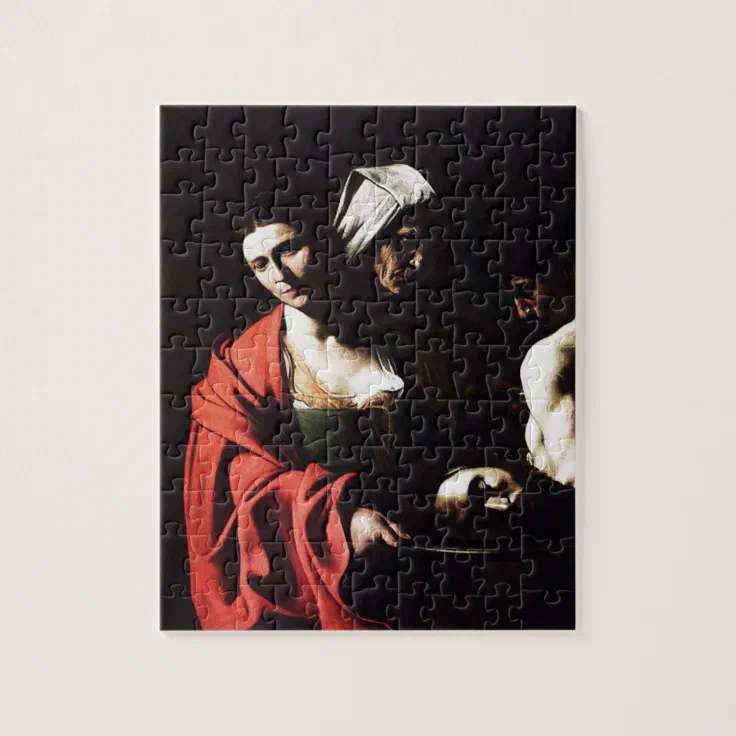 Caravaggio - Salome - Classic Baroque Artwork Jigsaw Puzzle | Zazzle