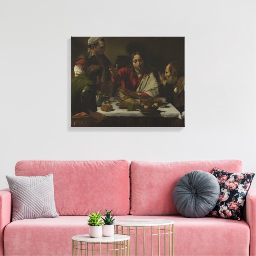Caravaggio - Supper at Emmaus Canvas Print | Zazzle