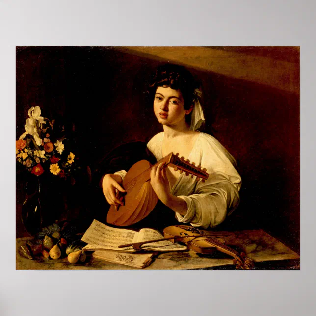 Caravaggio - The Lute Player Poster | Zazzle