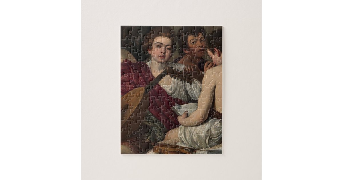 Caravaggio - The Musicians - Classic Artwork Jigsaw Puzzle | Zazzle