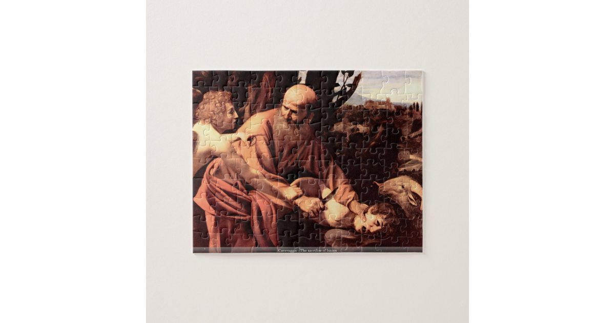 Caravaggio - The sacrifice of Isaacs puzzle | Zazzle