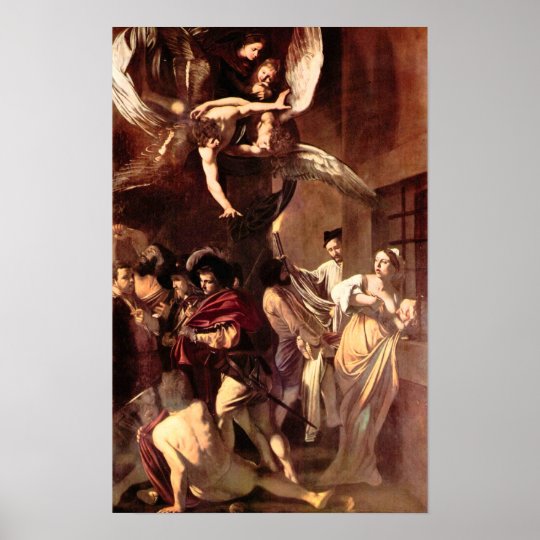 Caravaggio-The seven works of mercy Poster | Zazzle.com