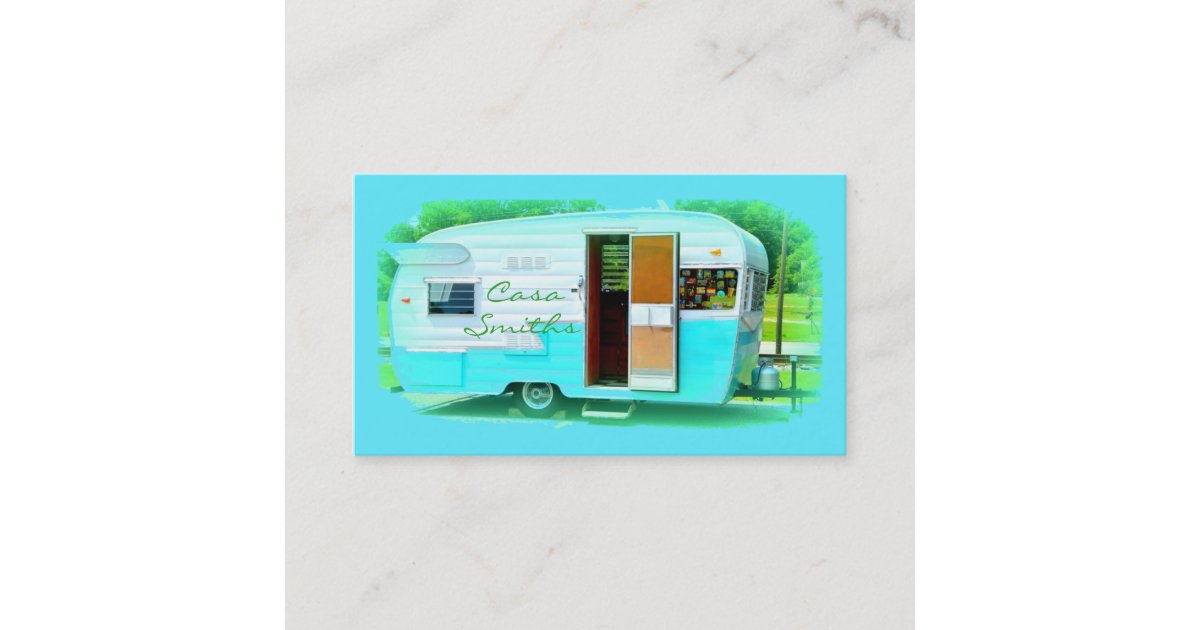 caravan casa Thunder_Cove Business Card | Zazzle