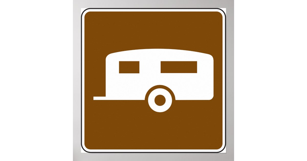 Caravan Park Poster | Zazzle
