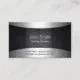 Carbon Black Casting Director Business Card | Zazzle