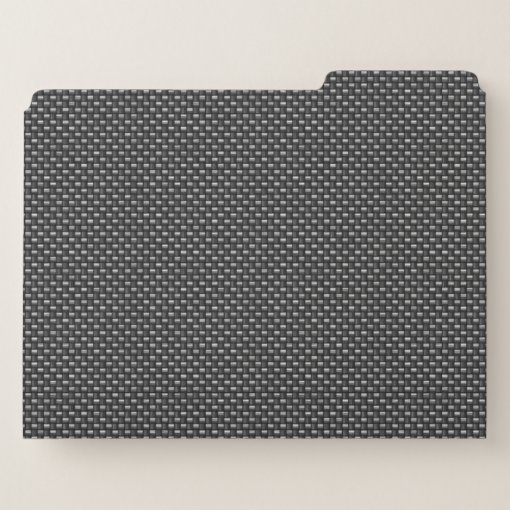 Carbon Fiber 1 File Folder | Zazzle