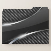 Carbon Fiber 3 File Folder | Zazzle