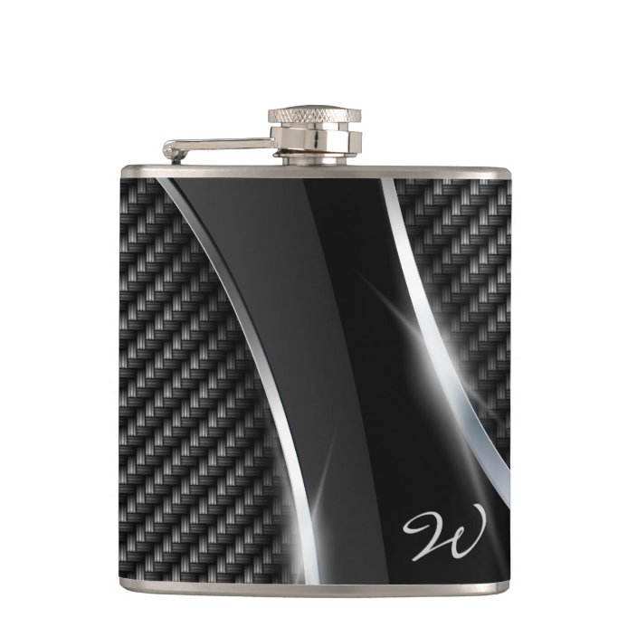 Carbon Fiber 3A Wrapped Flask | Zazzle.com