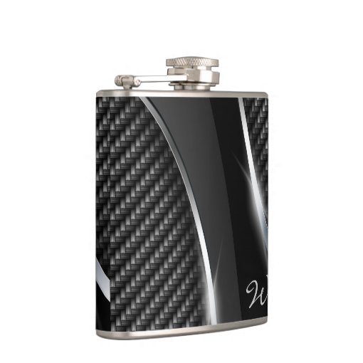 Carbon Fiber 3A Wrapped Flask | Zazzle