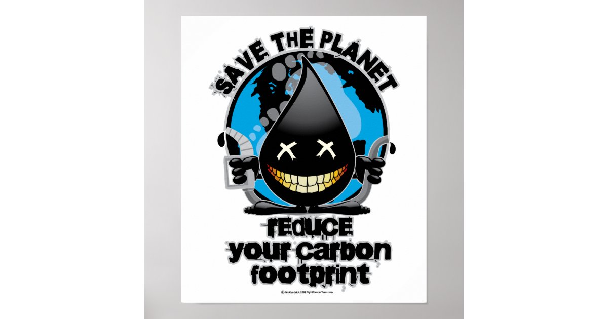 Carbon Footprint Poster | Zazzle