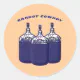 Carboy Cowboy Classic Round Sticker | Zazzle