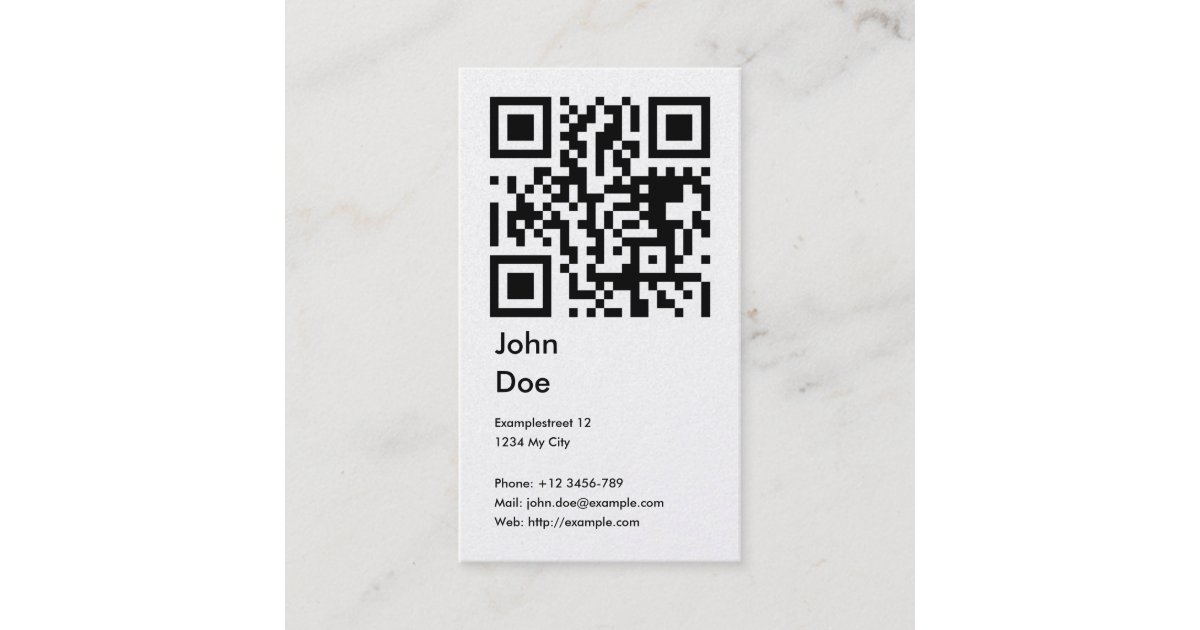 Card (address, phone, email, web) | Zazzle