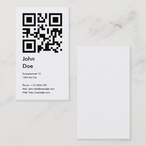 Card (address, phone, email, web) | Zazzle