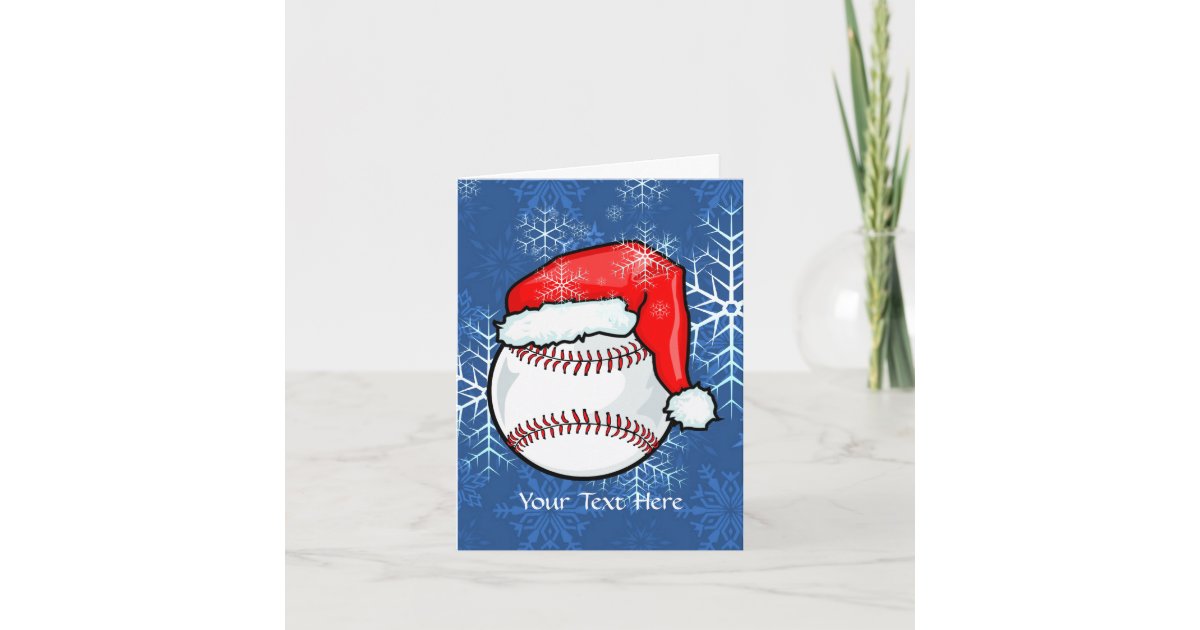 Card - Baseball Christmas | Zazzle