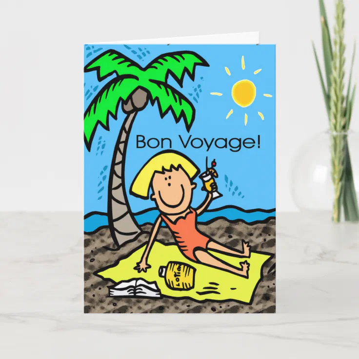 Card: Bon Voyage Card | Zazzle