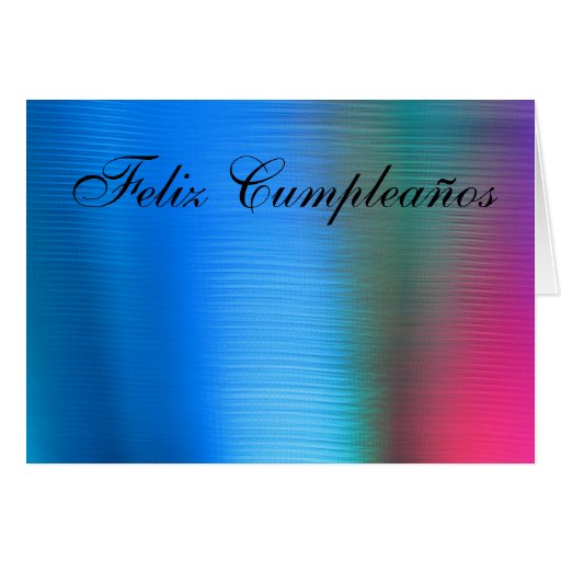 Card - Feliz Cumpleaños - Azul | Zazzle