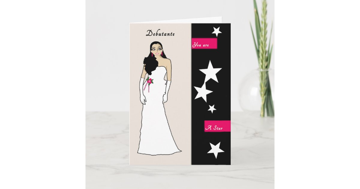 Card for Debutante | Zazzle