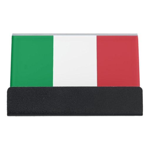 Card Holder with flag of Italy | Zazzle