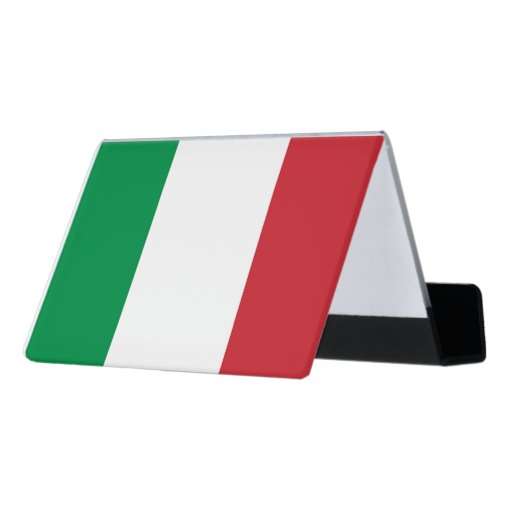 Card Holder with flag of Italy | Zazzle
