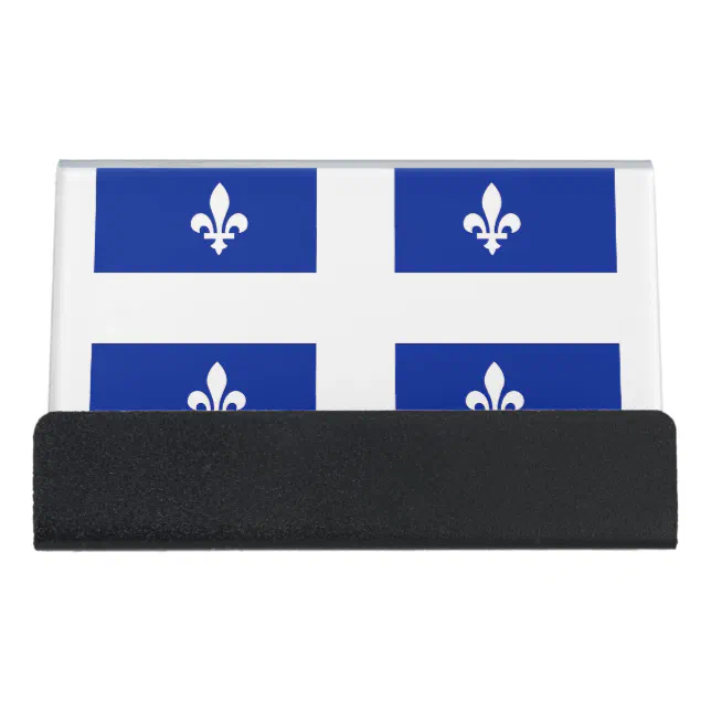 Card Holder with flag of Quebec, Canada | Zazzle
