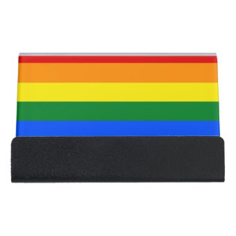 Card Holder with Pride flag of LGBT | Zazzle