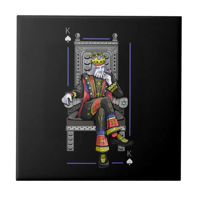 Card King Ceramic Tile | Zazzle