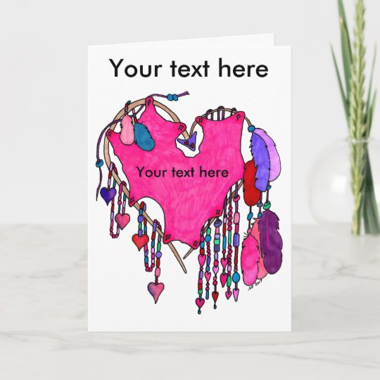 Card "native american" valentine | Zazzle.com