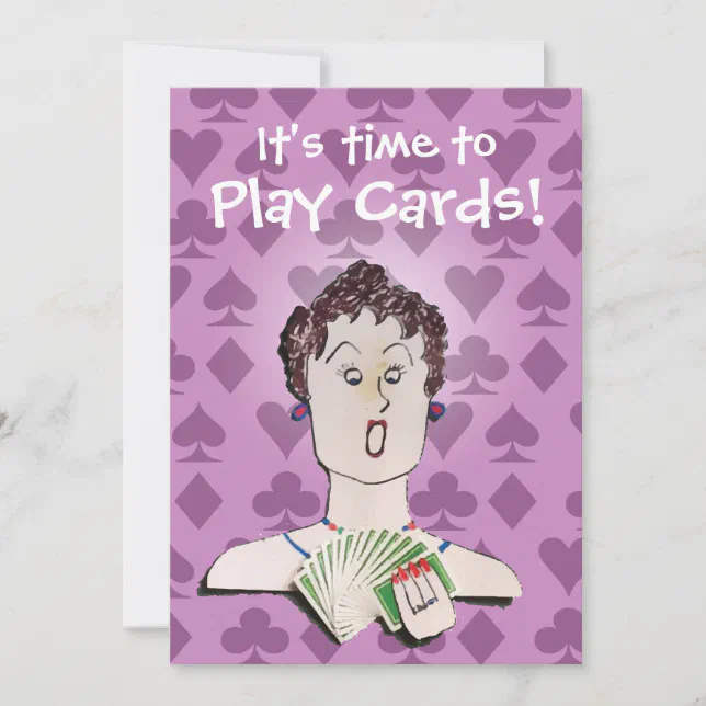 Card Party Invitation | Zazzle