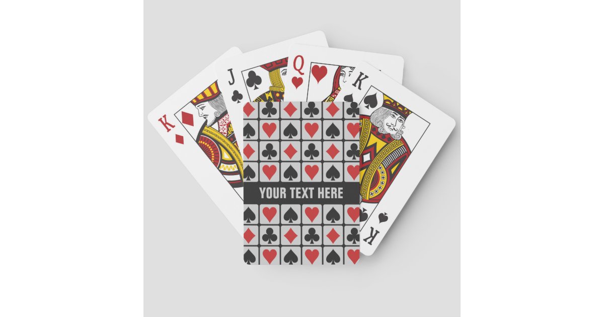 Card Player custom playing cards | Zazzle