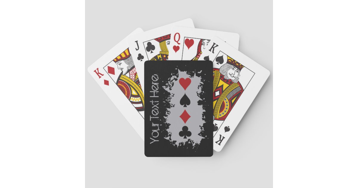 Card Splash custom playing cards | Zazzle