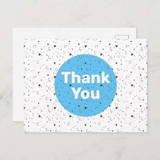 Card with print Thank You | Zazzle