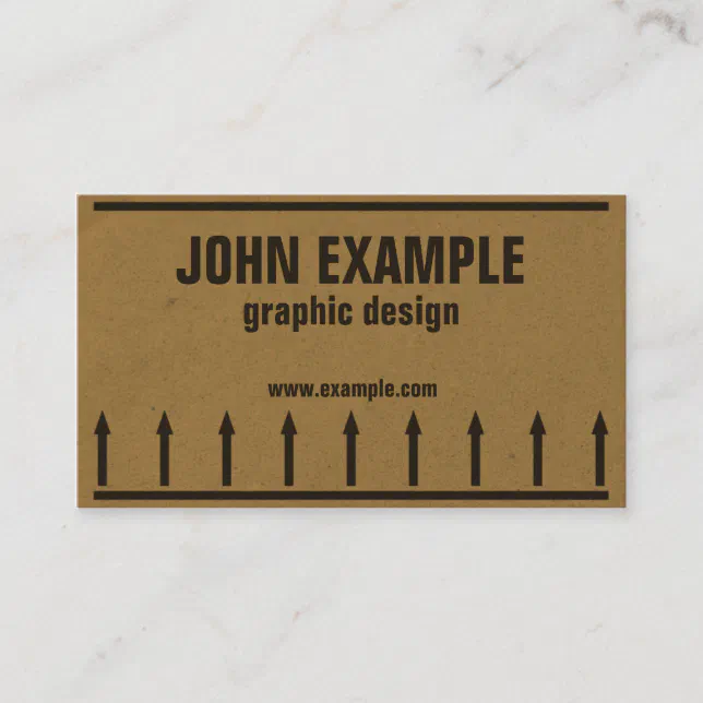Cardboard Business Card | Zazzle