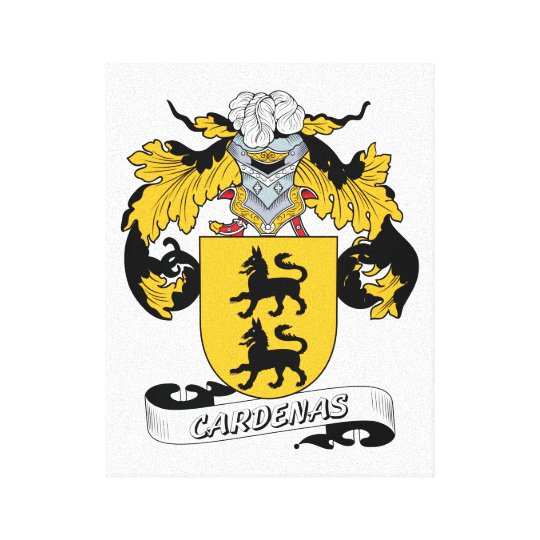 Cardenas Family Crest Canvas Print | Zazzle.com