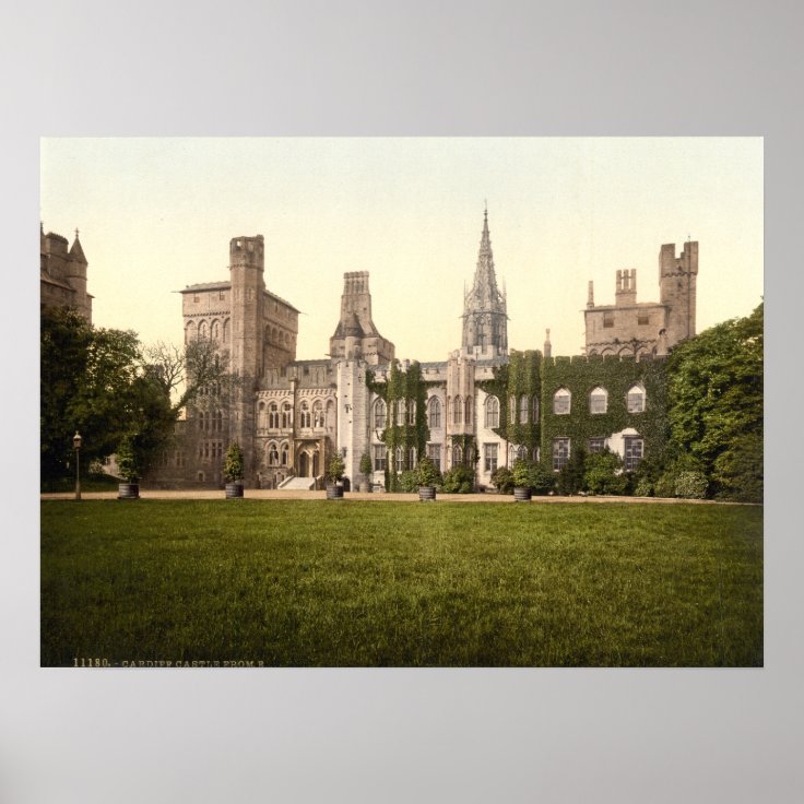 Cardiff Castle II, Cardiff, Wales Poster | Zazzle
