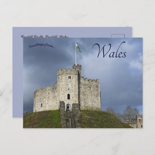 Cardiff Castle in Cardiff Wales Postcard | Zazzle