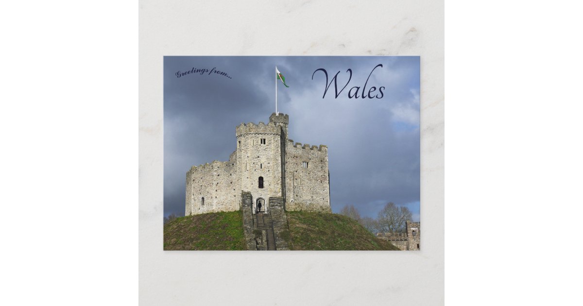 Cardiff Castle in Cardiff Wales Postcard | Zazzle