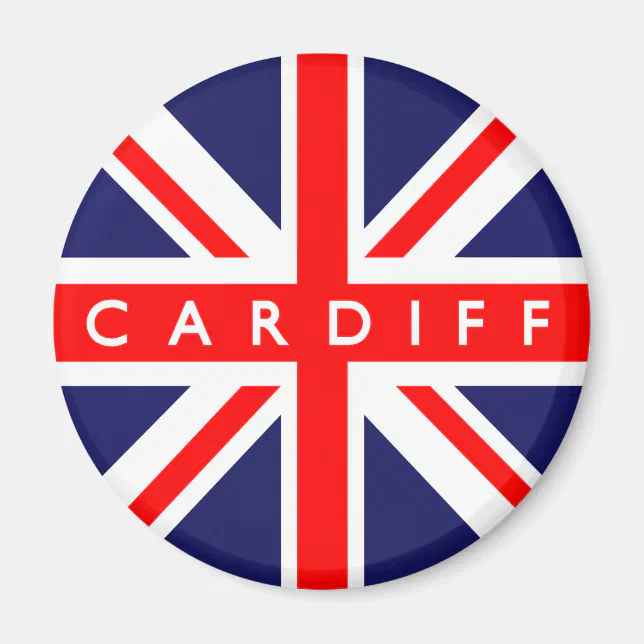 Cardiff UK Flag Magnet | Zazzle