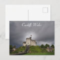 Cardiff Wales Welsh Castle Travel Postcard | Zazzle