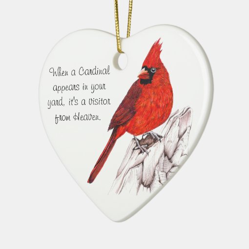 Cardinal Ceramic Ornament | Zazzle