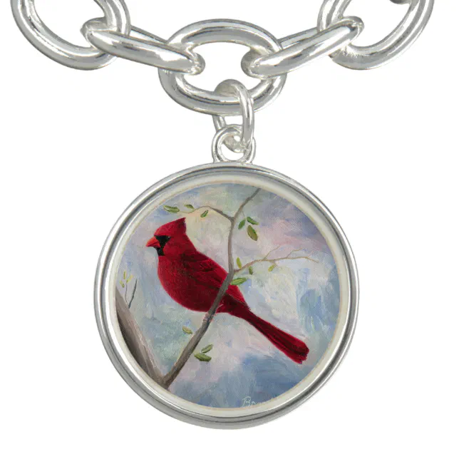 Cardinal Charm Bracelet | Zazzle