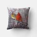 Cardinal Christmas Pillows | Zazzle