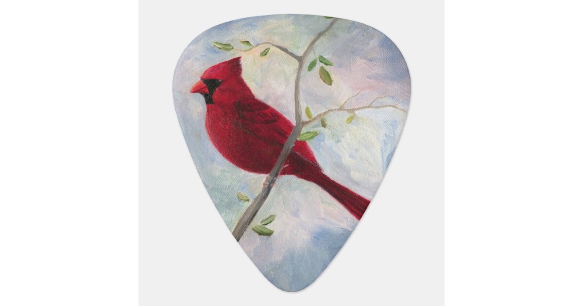 Cardinal Guitar Pick | Zazzle