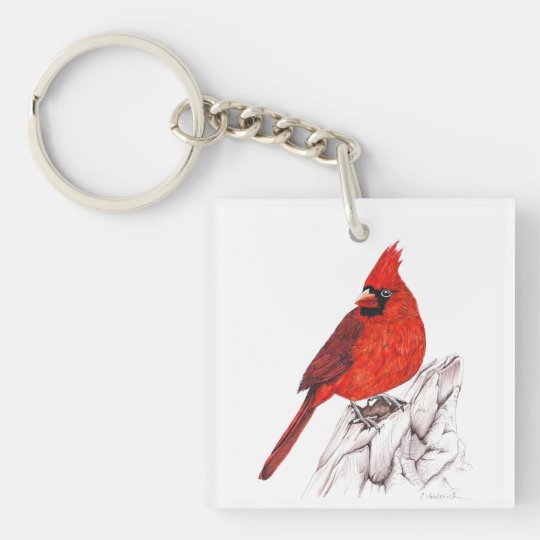 Cardinal Keychain | Zazzle.com