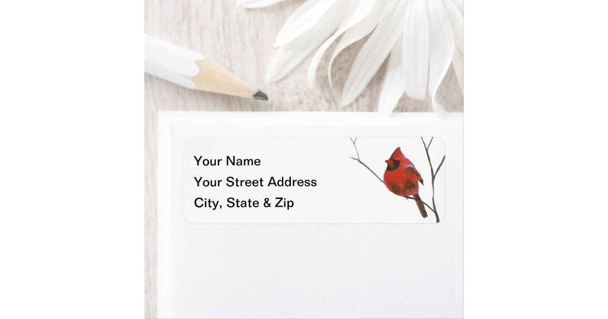 Cardinal Label | Zazzle