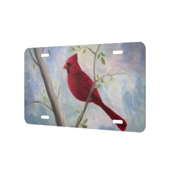 Cardinal License Plate | Zazzle